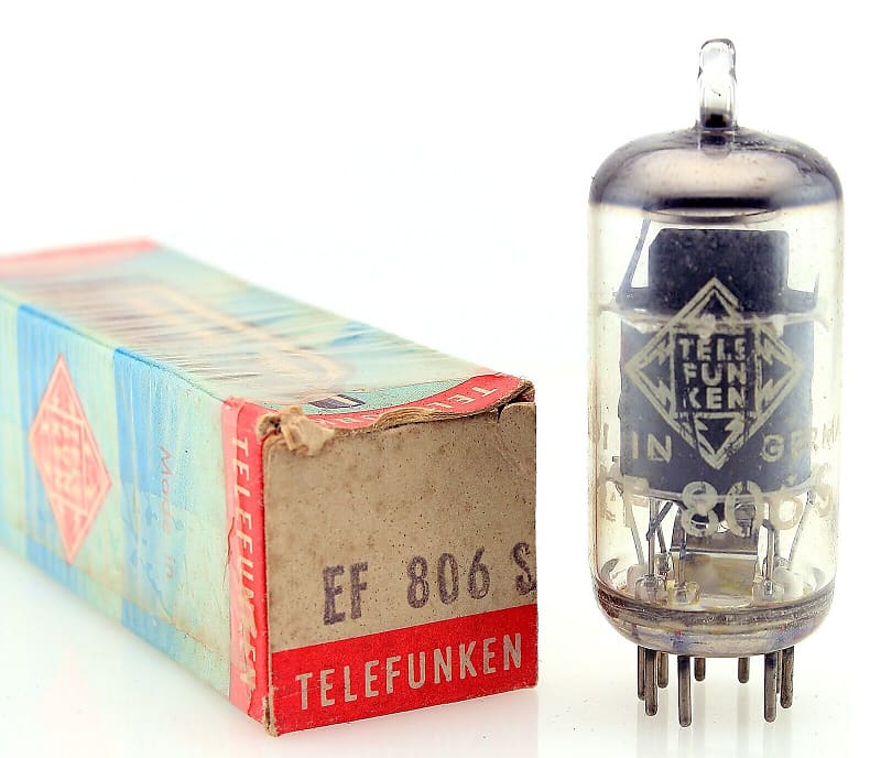 TELEFUNKEN EF806S EF86 6267 LOW-NOISE NOS NIB AUDIO VACUUM | Reverb