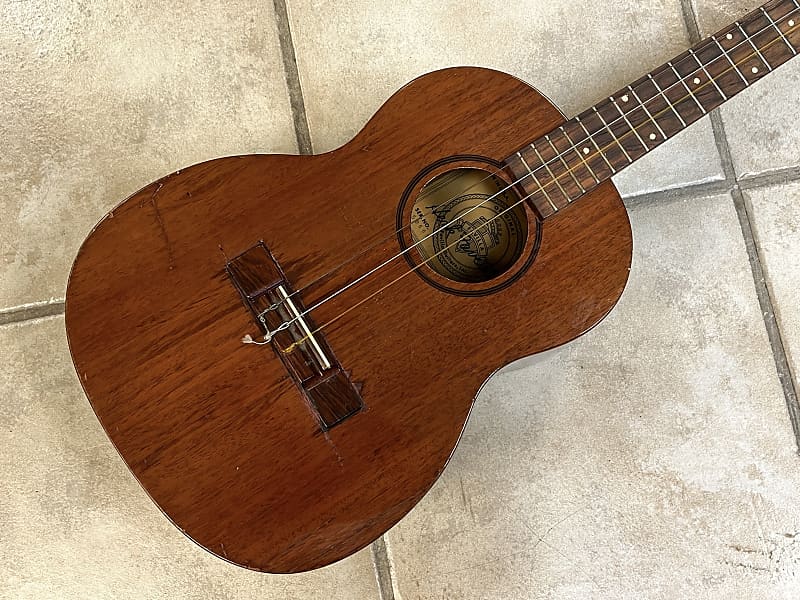 Favilla Baritone Ukulele 1950s era Mahogany | Reverb