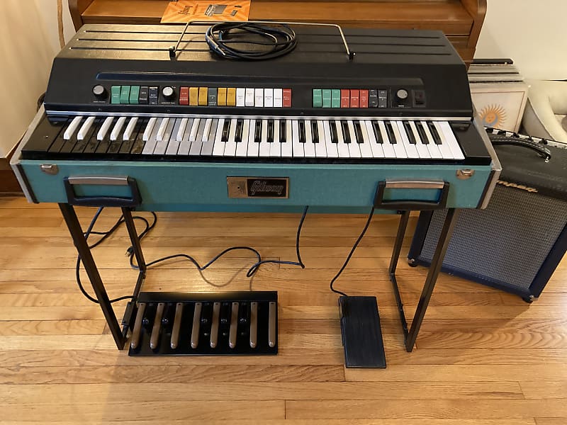 Gibson G101 Combo Organ (Circa 1967 - Seafoam Green/Tan) | Reverb