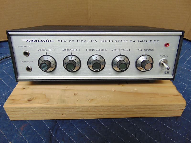 Realistic MPA20 Solid State PA Amplifier | Reverb