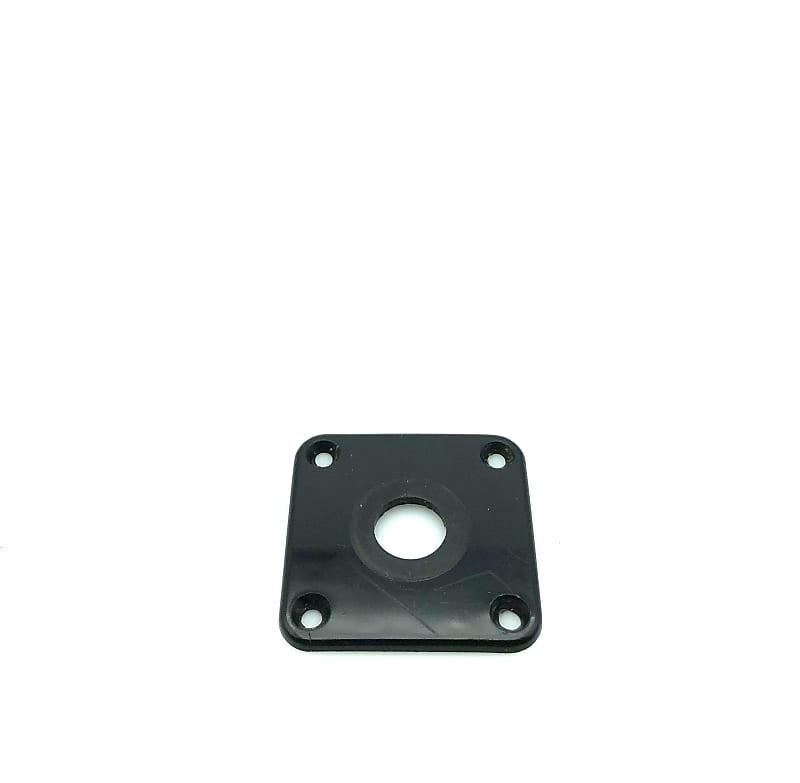 Gibson Output Jack Plate Black | Reverb