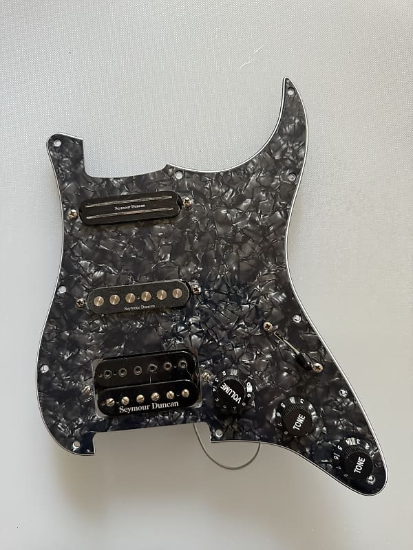 Loaded Duncan pickguard (cool rails, quarter pounder, | Reverb