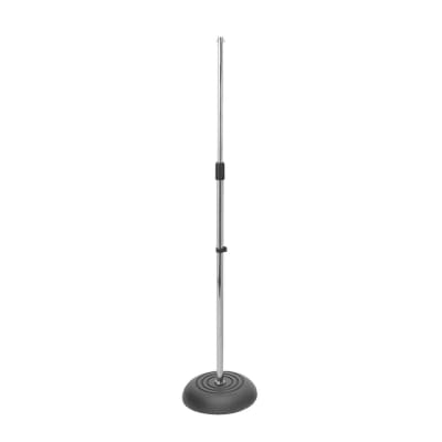 Profile Round Base Microphone Stand - Chrome | Reverb Canada