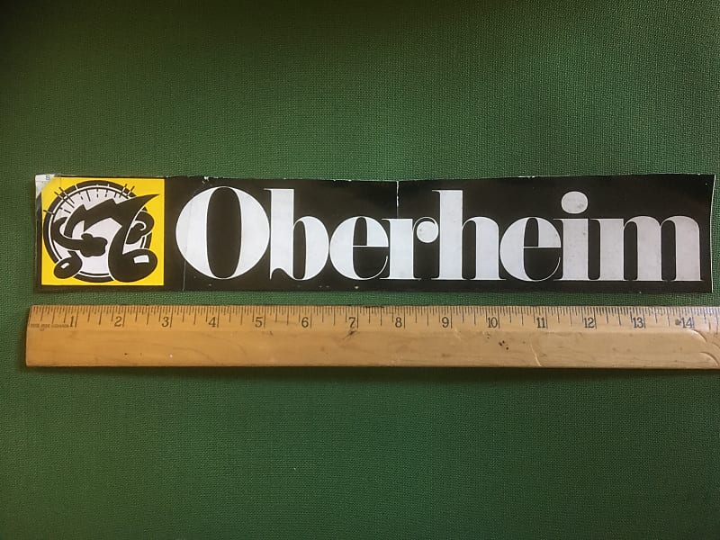 Oberheim Sticker 1977 Tri Colour | Reverb