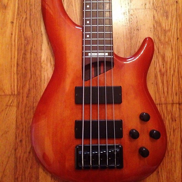 Samick Custom 5 string Natural orange burst | Reverb