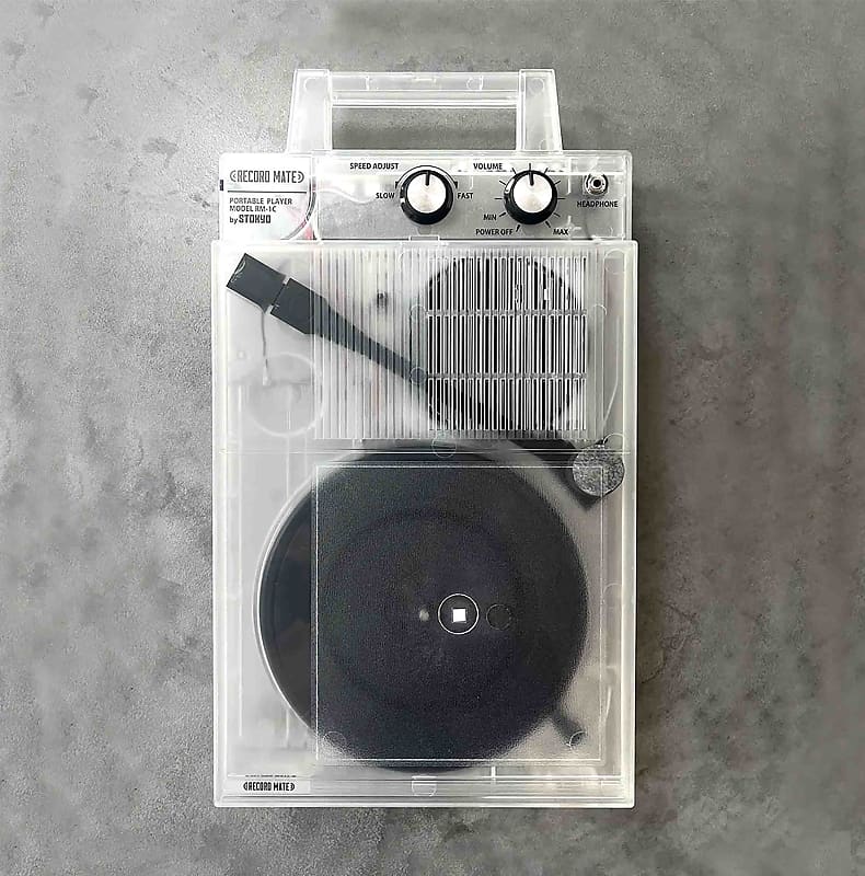 Stokyo RM-1C Record Mate Portable Record Player - Clear | Reverb