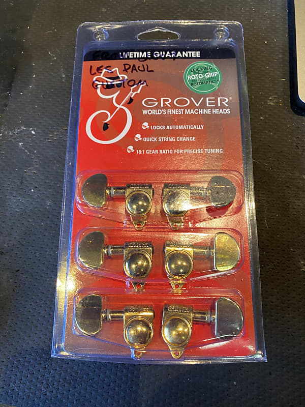 Grover Rotomatic gold tuners 3x3 | Reverb