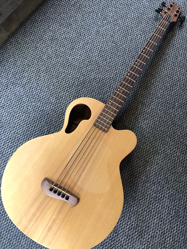 Tacoma Thunderchief CB105C 5 String Acoustic Bass Natural | Reverb