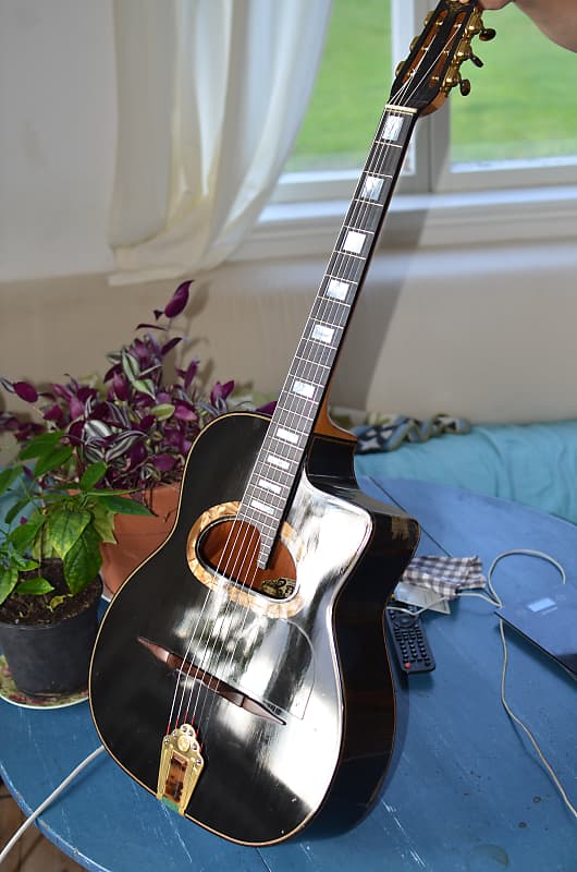 AJL. Gypsy Jazz Guitar , Handmade Gustav Lundgren signature | Reverb