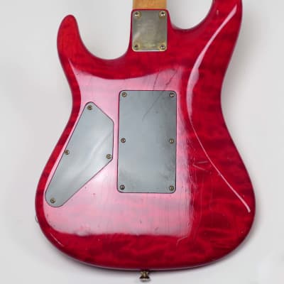 1992 Valley Arts Custom Pro USA - Cherry Finish QUILT Maple | Reverb