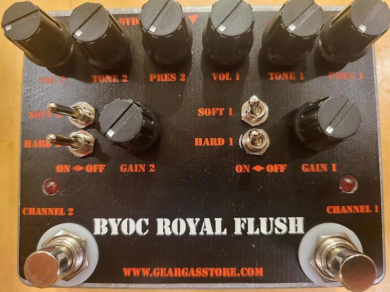 BYOC Royal Flush Overdrive Pedal Assembled | Reverb