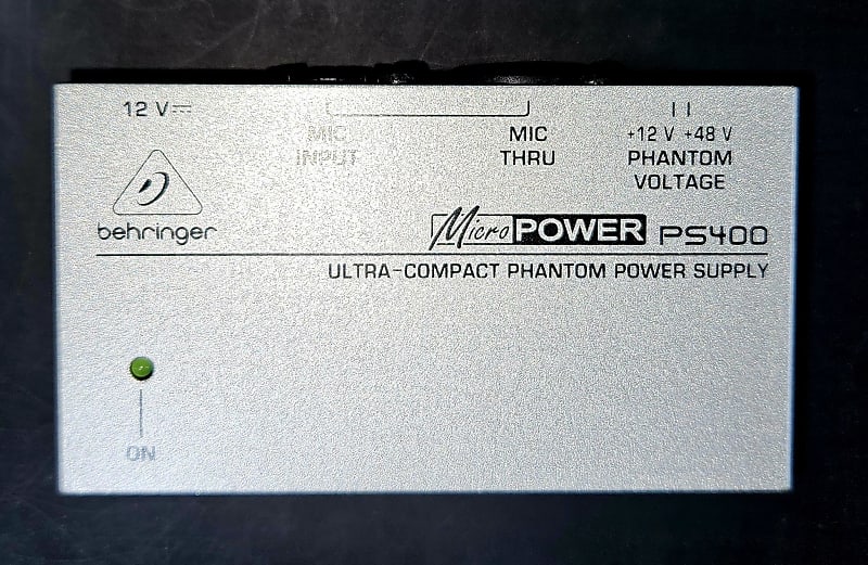 Behringer MicroPower PS400 Ultra-Compact Phantom Power Supply | Reverb