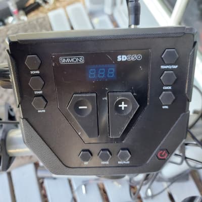 Simmons SD350 Electronic Drum Kit w/ 2 Mesh Pads No Pedals | Reverb