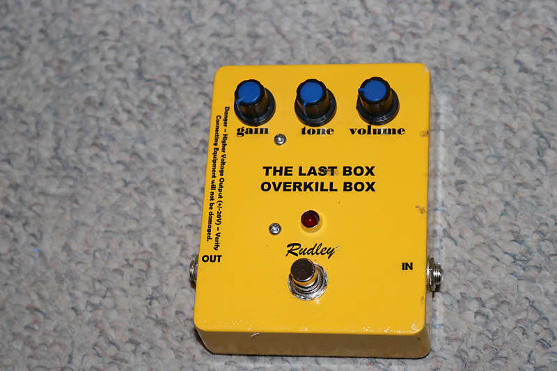 Rudley The Last Box Boost Pedal - Rare | Reverb