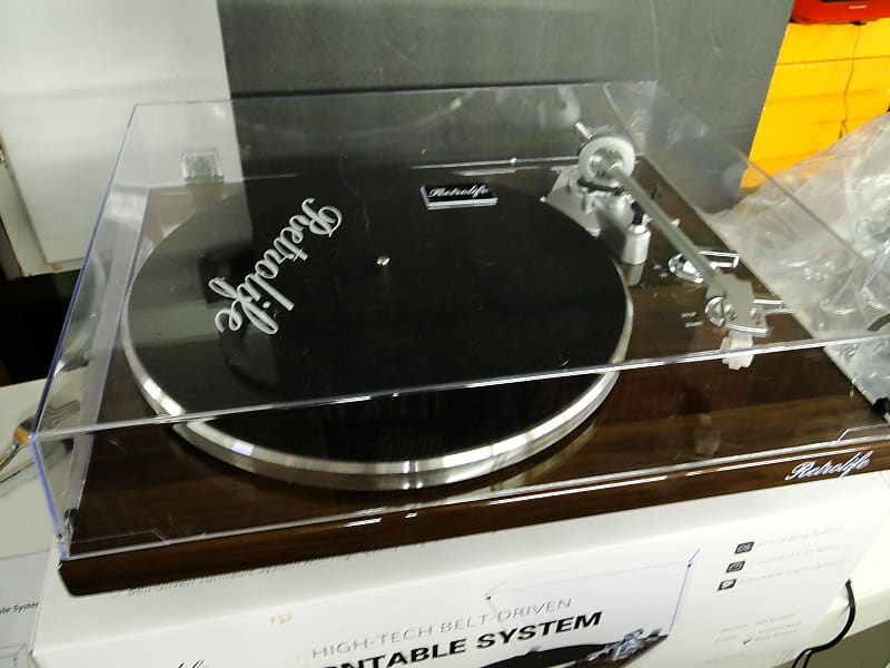 RetroLife HQ-KZ006 - Turntable w Audio Technica Magnetic | Reverb