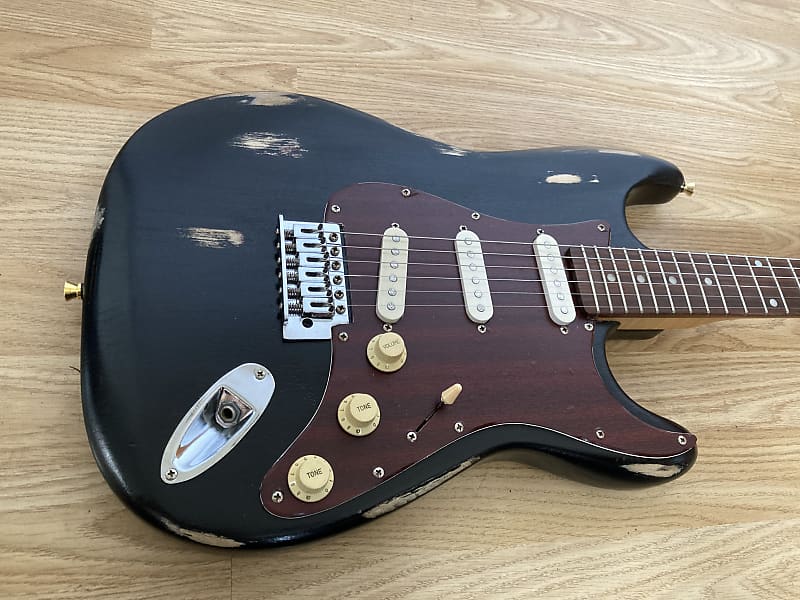 Old Rough Strat Style Relic with 3 way switch | Reverb UK
