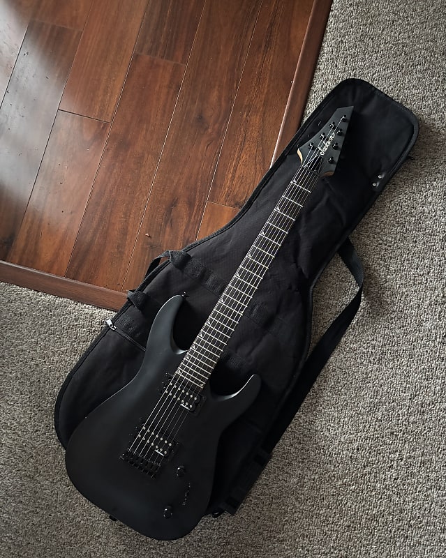 2018 Jackson JS22-7 DKA HT 7-String - Black | Reverb