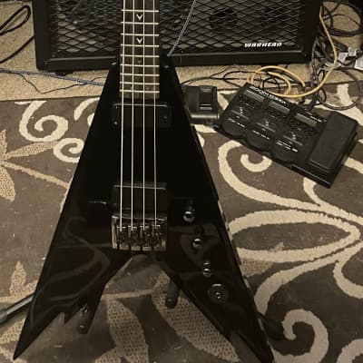 Dean Dimebag Razorback V Bass Black | Reverb