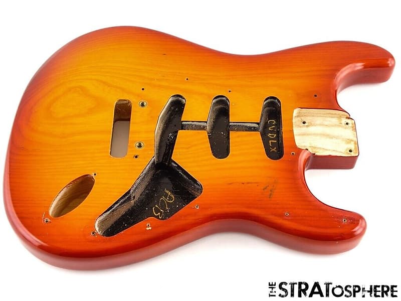 2009 American Fender Custom Shop Deluxe Strat BODY USA Ash | Reverb