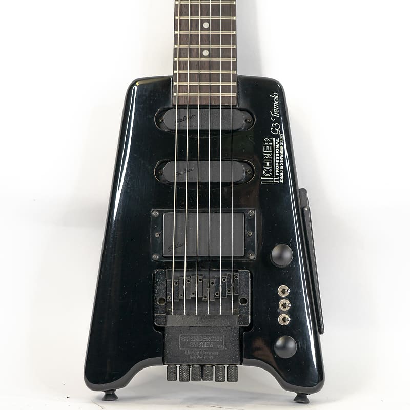 Hohner Steinberger G3 Tremolo Early 90's - Black w/ Gigbag | Reverb