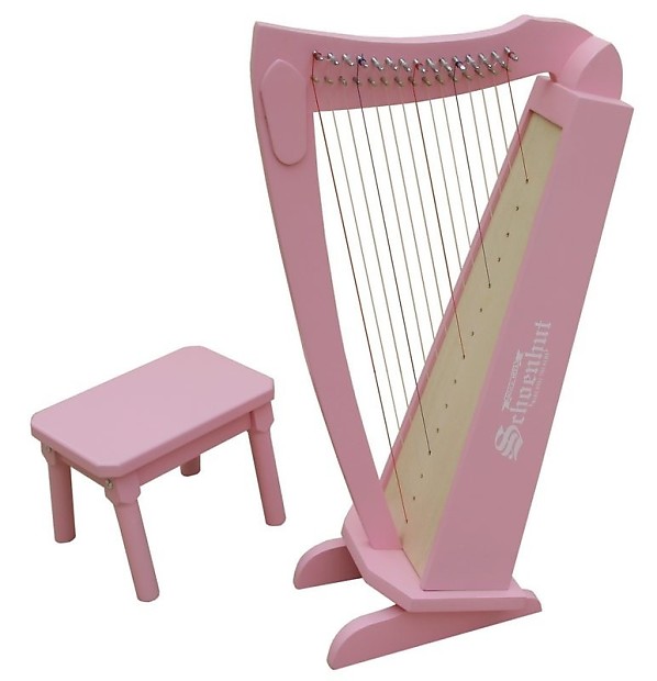 Schoenhut C1019P 15-String Childrens/Kids/Girls/Childs Harp | Reverb