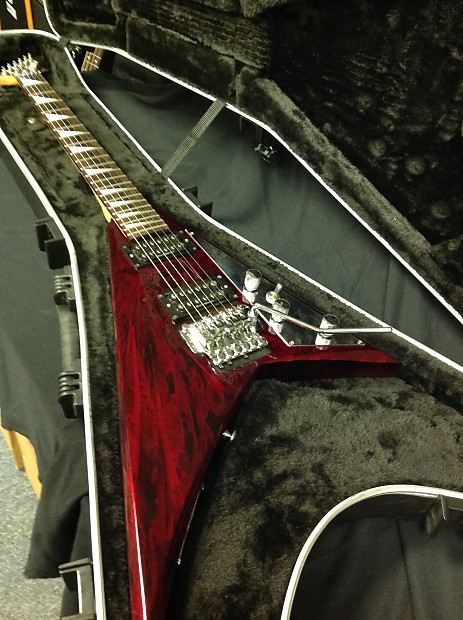 Jackson Randy Rhoads RR3 1997 Flying V Crimson Swirl | Reverb