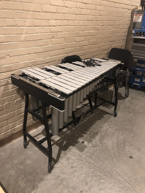 Musser M55 Vibraphone 1971 Black/Aluminium | Reverb