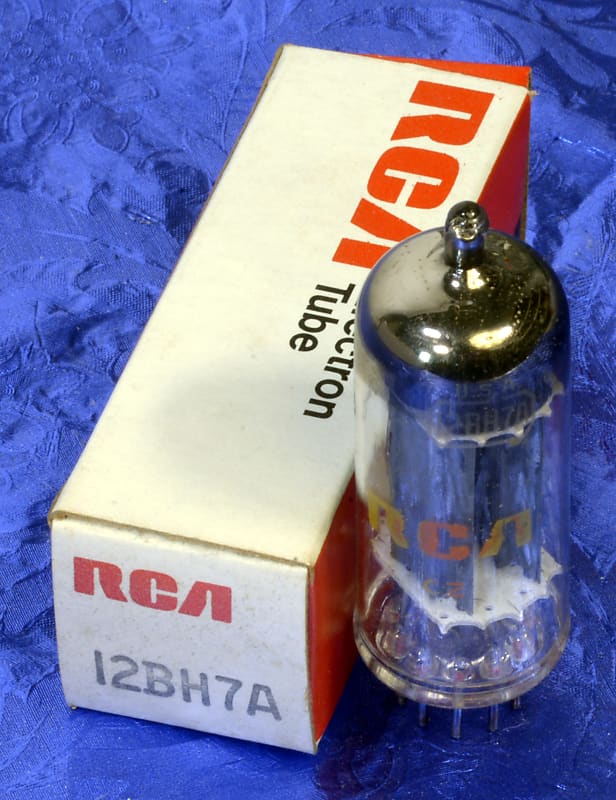 RCA USA '70s 12BH7A Preamp Tube New Old Stock Tested By | Reverb