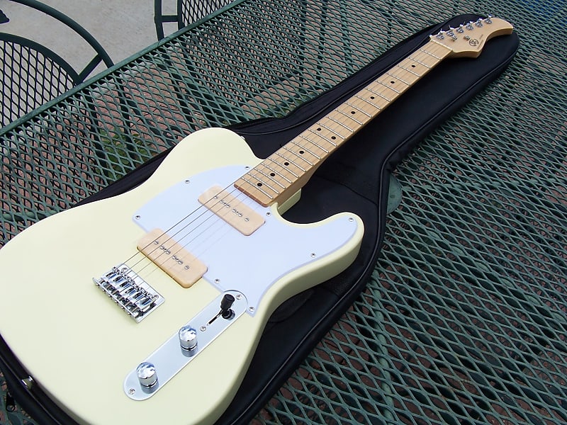 SX Furrian P-90 Electric Guitar Vintage White | Reverb