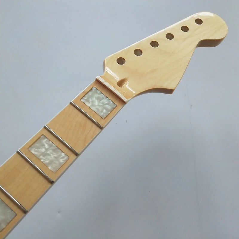 Guitar Maple Wood Stratocaster Strat Style Neck, 22 Frets | Reverb