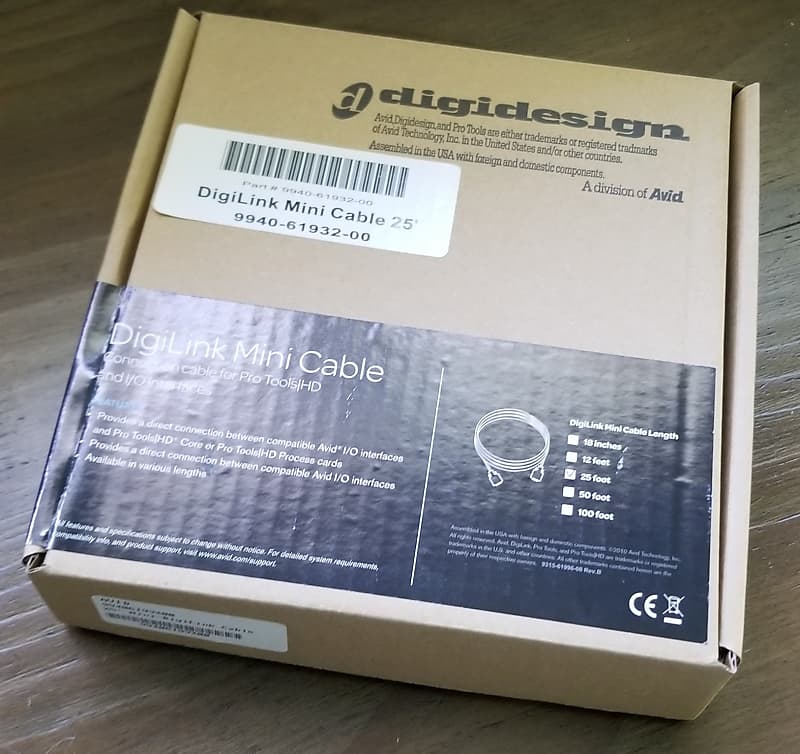 Avid Digilink Mini Cable 25 foot | Reverb
