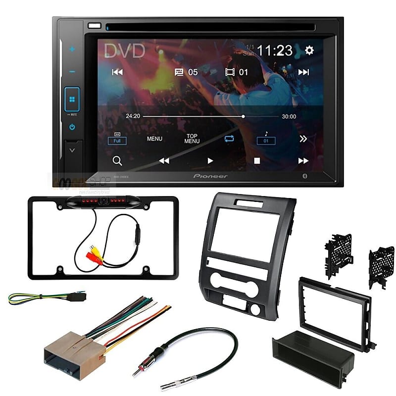 Pioneer AVH-241EX Double DIN DVD Camera Dash install Kit for | Reverb