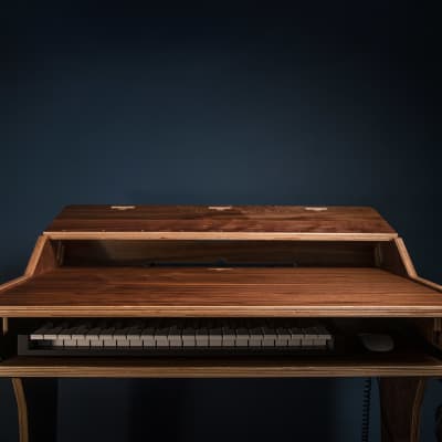 Munstre Composer desk workstation - Walnut recording studio | Reverb