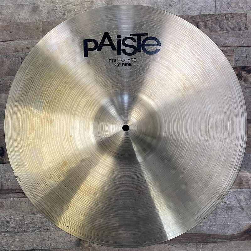 Used - Paiste 20" Prototype Ride Cymbal - 2468g | Reverb