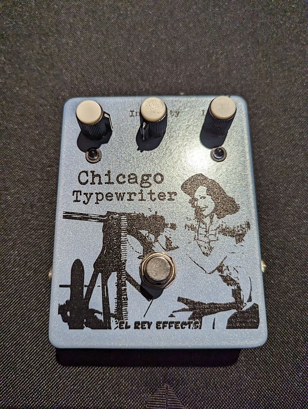El Rey Chicago Typewriter Tremolo 2000's Blue | Reverb