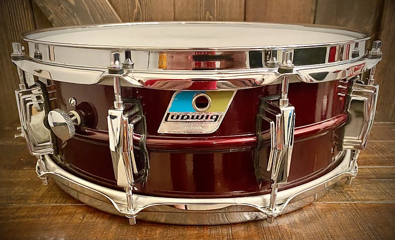 Ludwig LM400 1974 Supraphonic 5x14" 10-Lug Aluminum Snare | Reverb