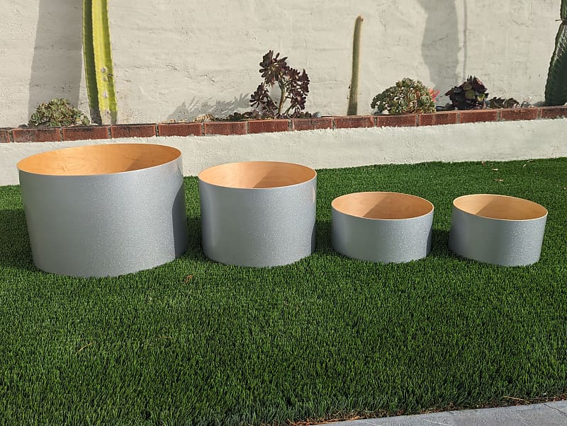 Keller maple compact drums shell pack bop custom | Reverb