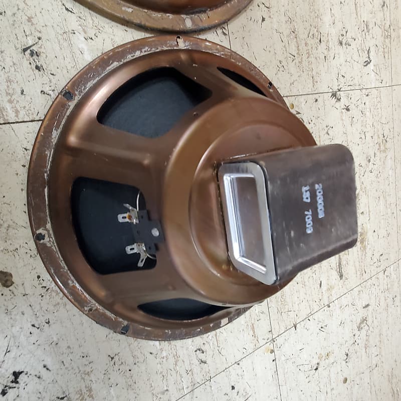 CTS 12 inch alinco woofer 1970 - Brown | Reverb