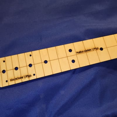 Short Scale Guitar Neck Template Tele Conversion To Gibson | Reverb
