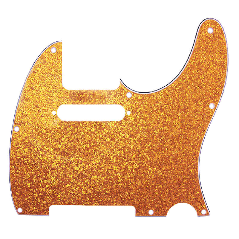 D'Andrea Scratchplate ~ T-Style ~ Gold Sparkle | Reverb