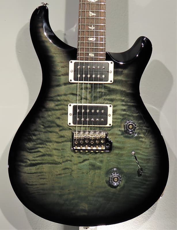 PRS Custom 24, Green Burst, Custom Color, Pattern regular | Reverb