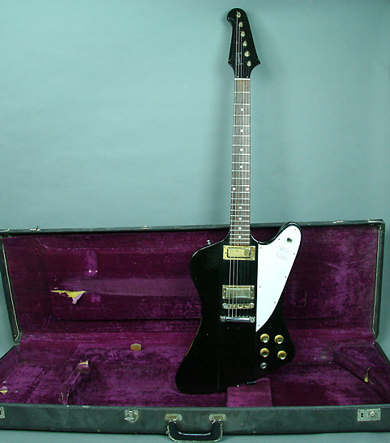 Gibson Vintage Firebird Electric Guitar Reverse Black Limited | Reverb
