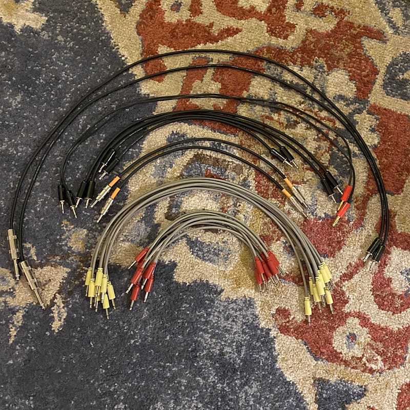 Various (Buchla format) Tini Jax cables | Reverb