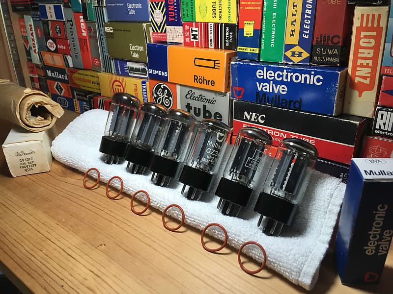 6x NOS Mullard Gt Britain GZ34 5AR4 + Military CV1377 | Reverb Canada