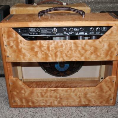Custom Fender Princeton Reverb CABINET in Curly Maple | Reverb