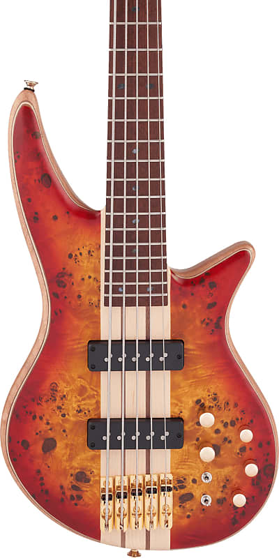 Jackson Pro Series Spectra 5-String Bass Guitar, Caramelized | Reverb