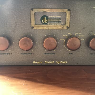 BOGEN CHALLENGER DB10-1 PA TUBE AMPLIFER USED FOR REBUILD OR | Reverb