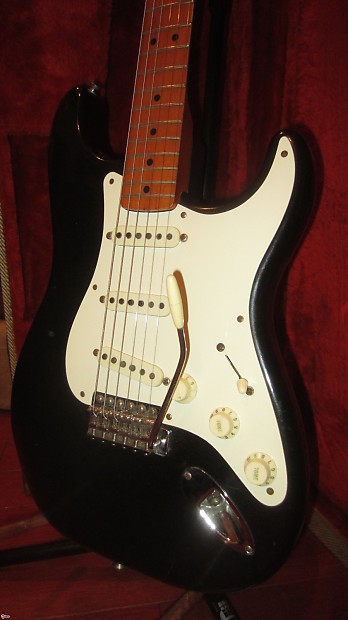 Fender 1957 Reissue Stratocaster 1983 Black Fullerton Factory | Reverb