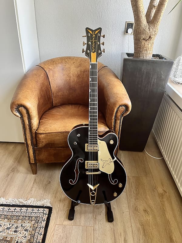 Gretsch G6136CS 59 Black Falcon Custom Shop Relic Masterbuilt | Reverb