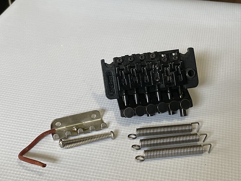 1980's Kramer Guitar Black Floyd Rose II Double Locking | Reverb